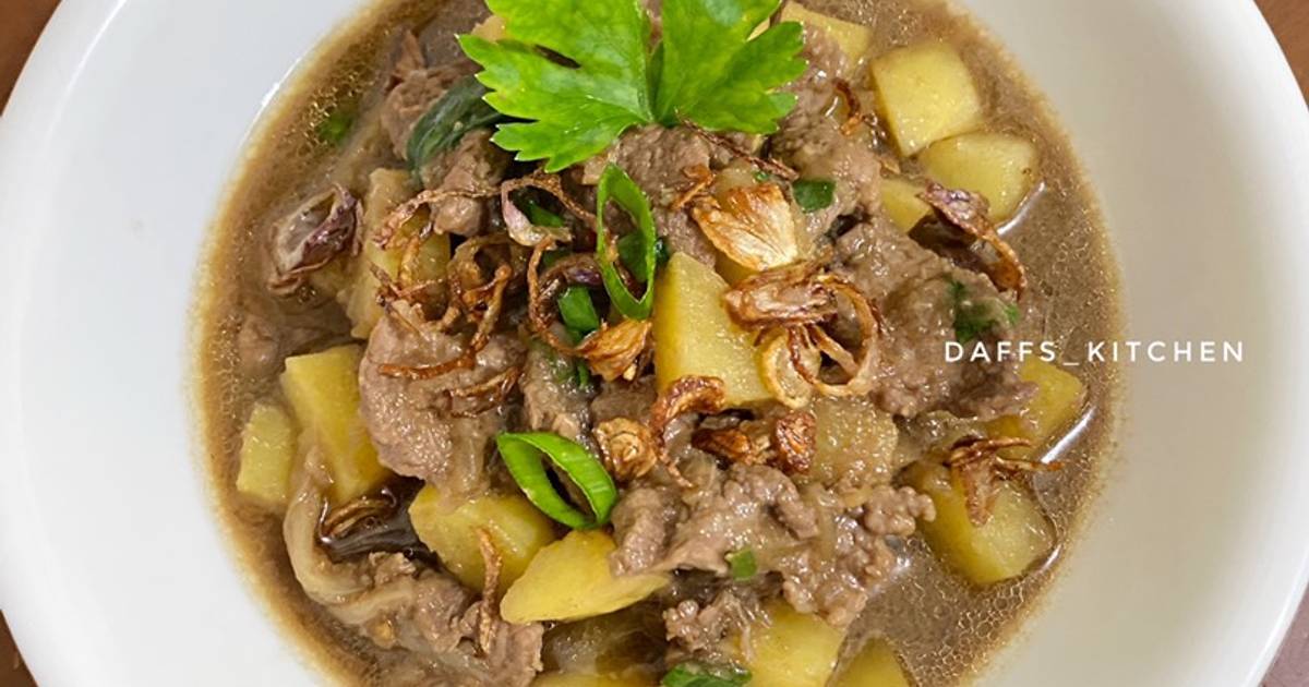 Resep bistik daging lezat & empuk untuk keluarga: Sederhana dan mudah ...