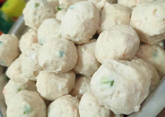 Resep Bakso Ayam Udang (lembut) oleh Helen Tanuwan - Cookpad