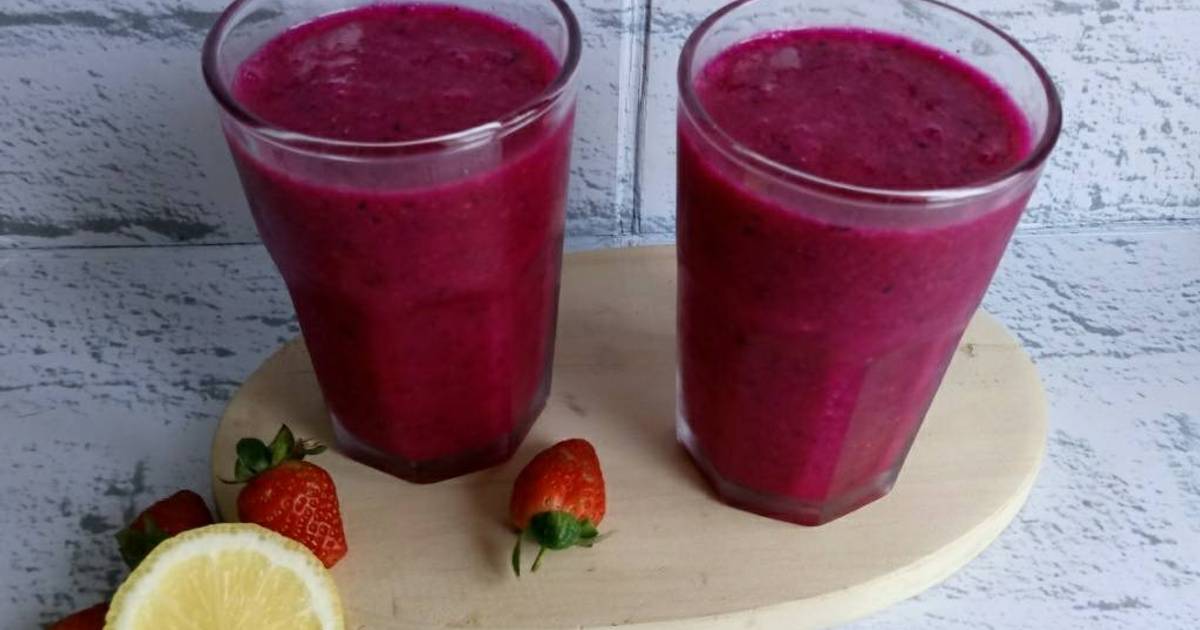 60 resep minuman stroberi sirup lemon enak dan mudah - Cookpad