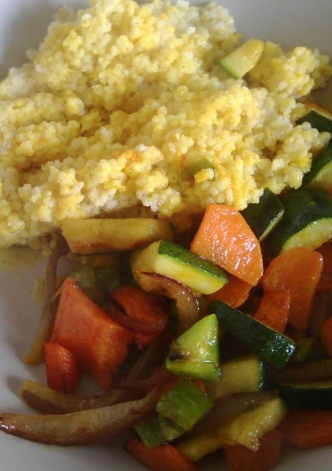 Mijo con verduritas Receta de Laurilla- Cookpad