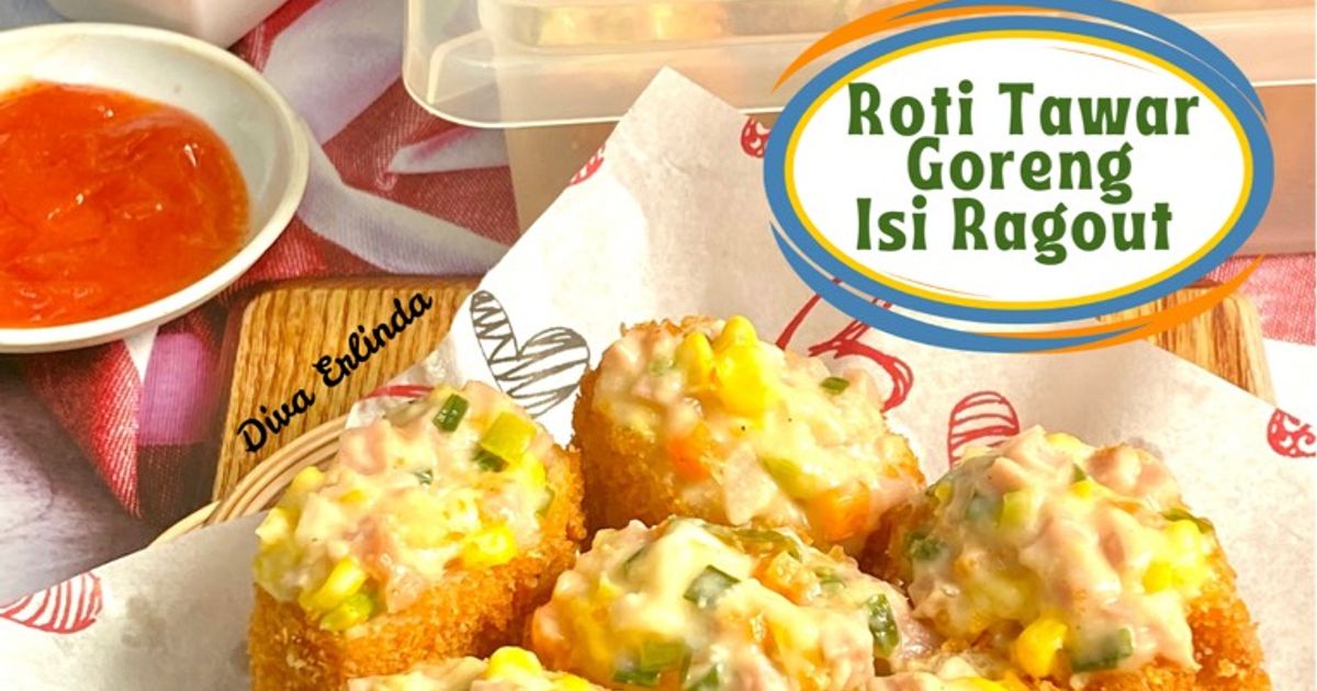 Resep Roti Tawar Goreng Isi Ragout (Viral) oleh Agustina Erlinda - Cookpad