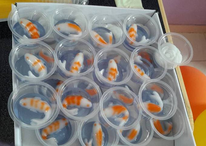 Resep Puding Lucu ikan Koi oleh Ibad nafisah - Cookpad