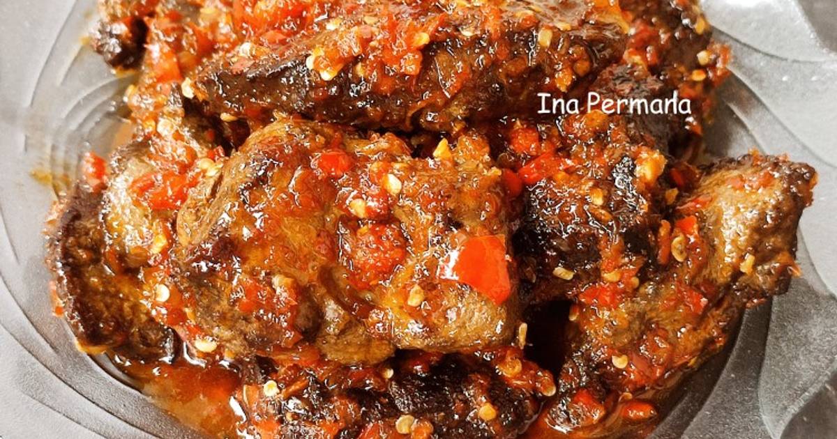 Resep Balado ati sapi oleh Ina Permana - Cookpad