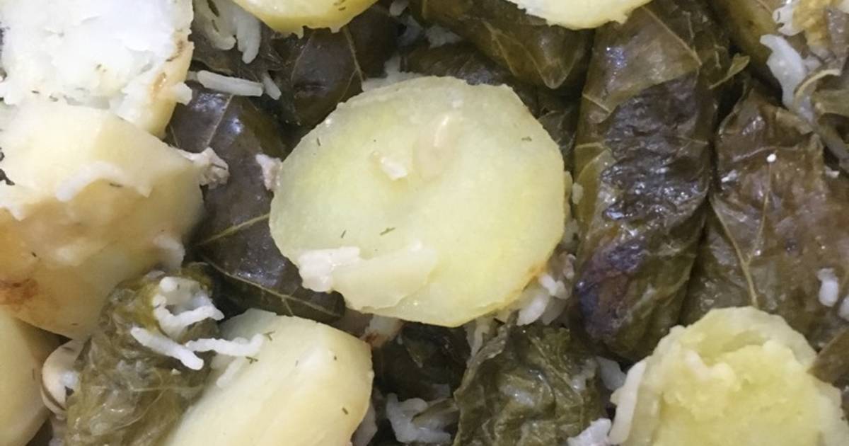 طريقة عمل ورق عنب بالبن على اصولها بطريقة سهلة وسريعة من Om Aliosh - كوكباد