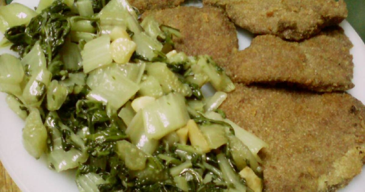 Milanesas De Hígado De Cordero Con Acelgas Rehogadas Receta de Mayte ...