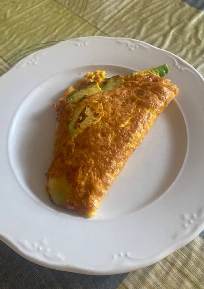 Tortilla francesa rellena Receta de Marián Gz- Cookpad