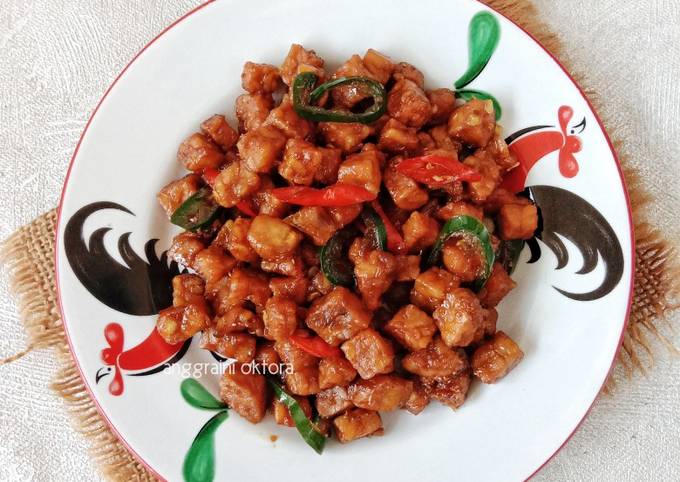 Resep Orek Tempe Kecap oleh Anggraini Oktora - Cookpad