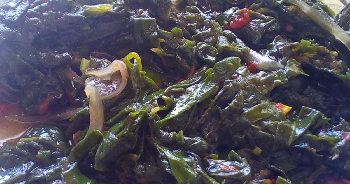 Nderema (Malabar Spinach)#Vegetable Contest Recipe by Lydia Njama - Cookpad