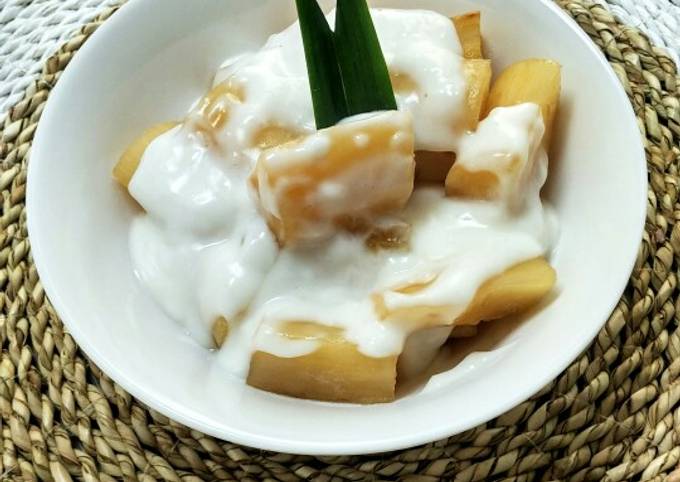 Resep Singkong Thailand Kuah Karamel oleh Rezita May - Cookpad