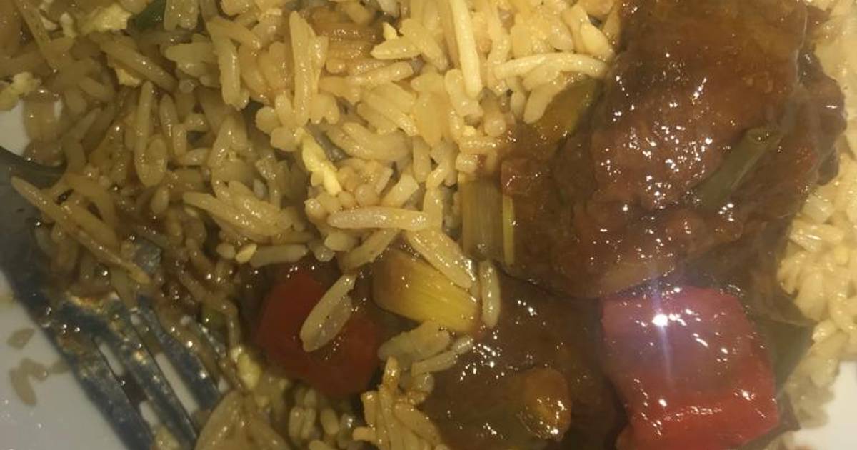 Simple fried rice Recipe by Vivian A - Cookpad