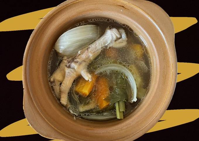 Resep Kaldu Ceker MPASI Slow Cooker oleh Tatema's Mini Kitchen - Cookpad