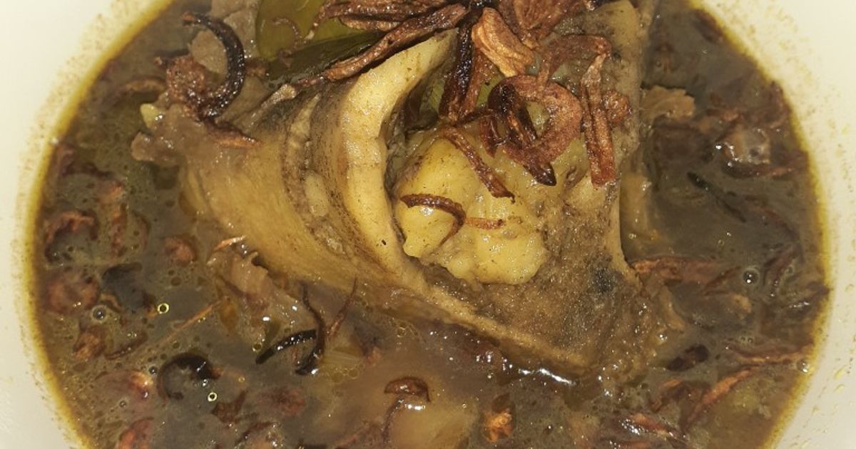 Resep Rawon Dengkul Bumbu Bamboe oleh Disty's Kitchen - Cookpad
