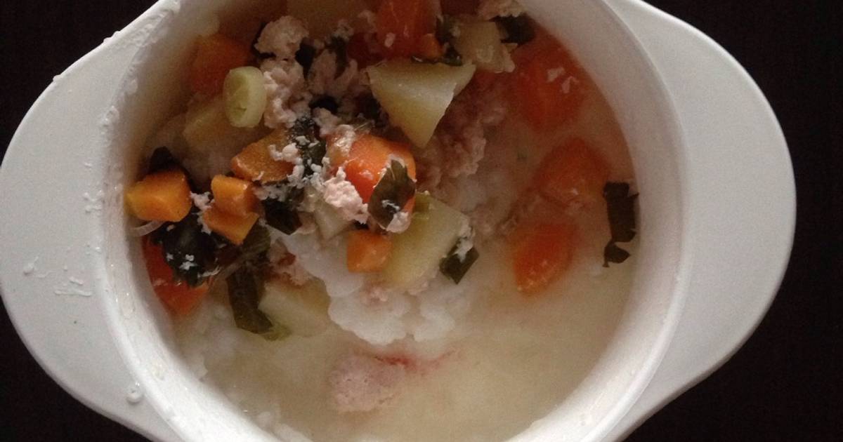 Resep Mpasi allora 9m nasi tim sup ayam ☺️ oleh Saesariadita - Cookpad