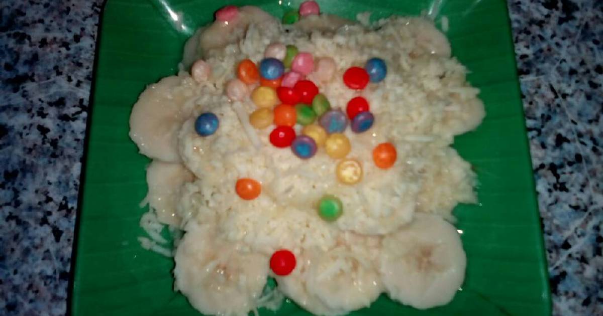Resep Pisang keju rainbow oleh Bunda Yuyun - Cookpad
