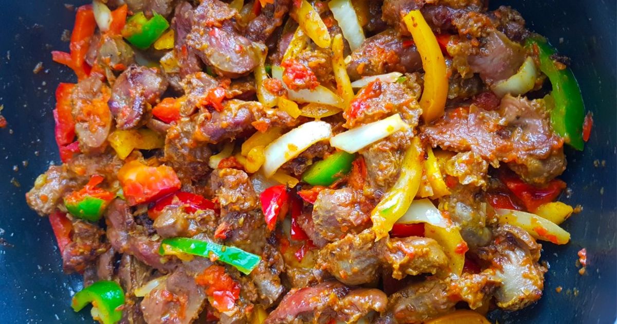 Stir Fry Chicken Gizzard girki daga Maman jaafar(khairan) - Cookpad
