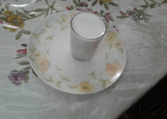 Salty spicy lassi with sabja seeds Recipe by Rita Mehta ( Executive ...