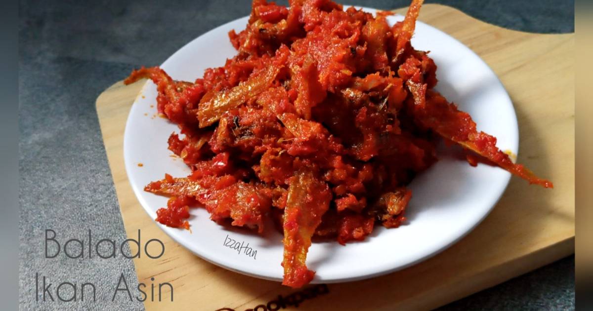 Resep Balado Ikan Asin Bulu Ayam oleh IzzaHan - Cookpad