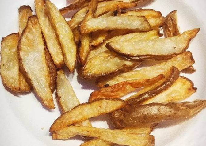 Baked French Fries / Wedges Recipe by Vaishali Suhas - Cookpad