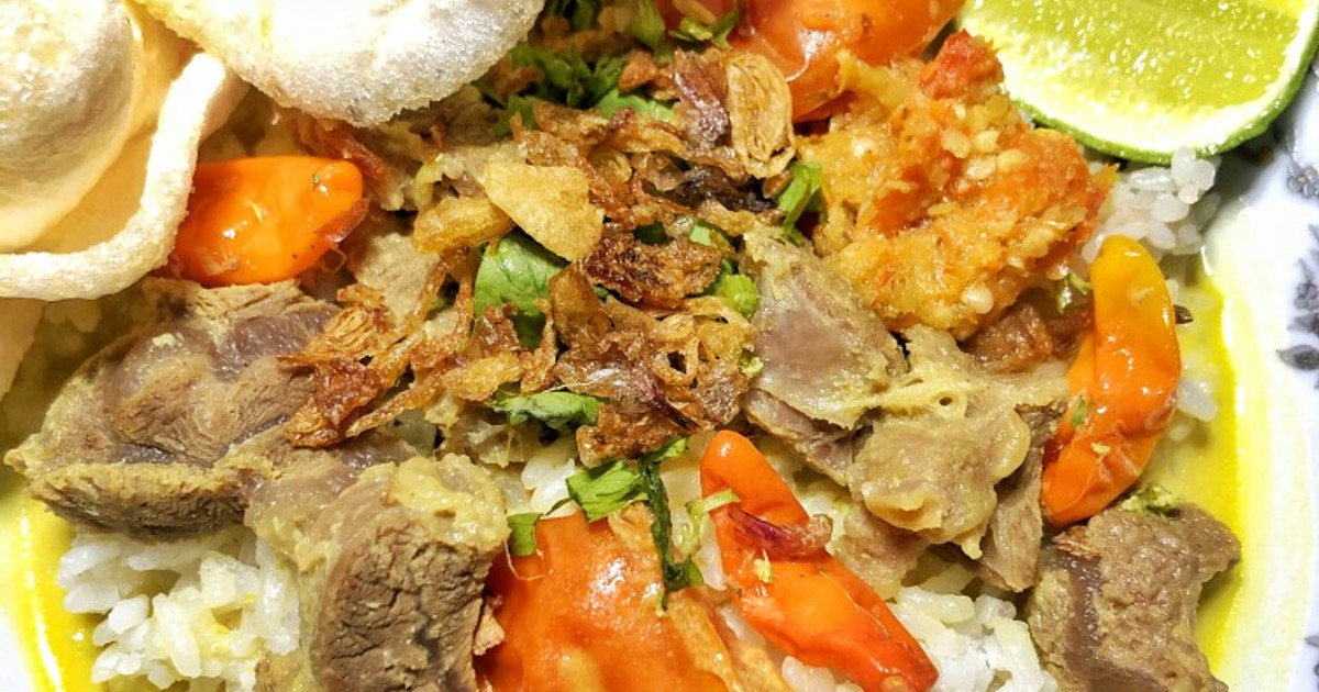 Resep Gultik Blok M Gulai Daging Sapi oleh Puput Palipuring Tyas - Cookpad