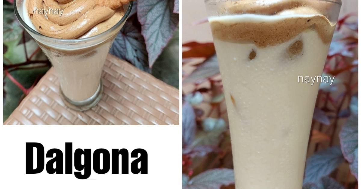 Resep Dalgona Whipped Coffee oleh NayNay - Cookpad