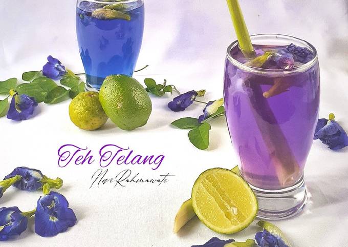 Resep Teh Telang oleh Novi Rahma - Cookpad