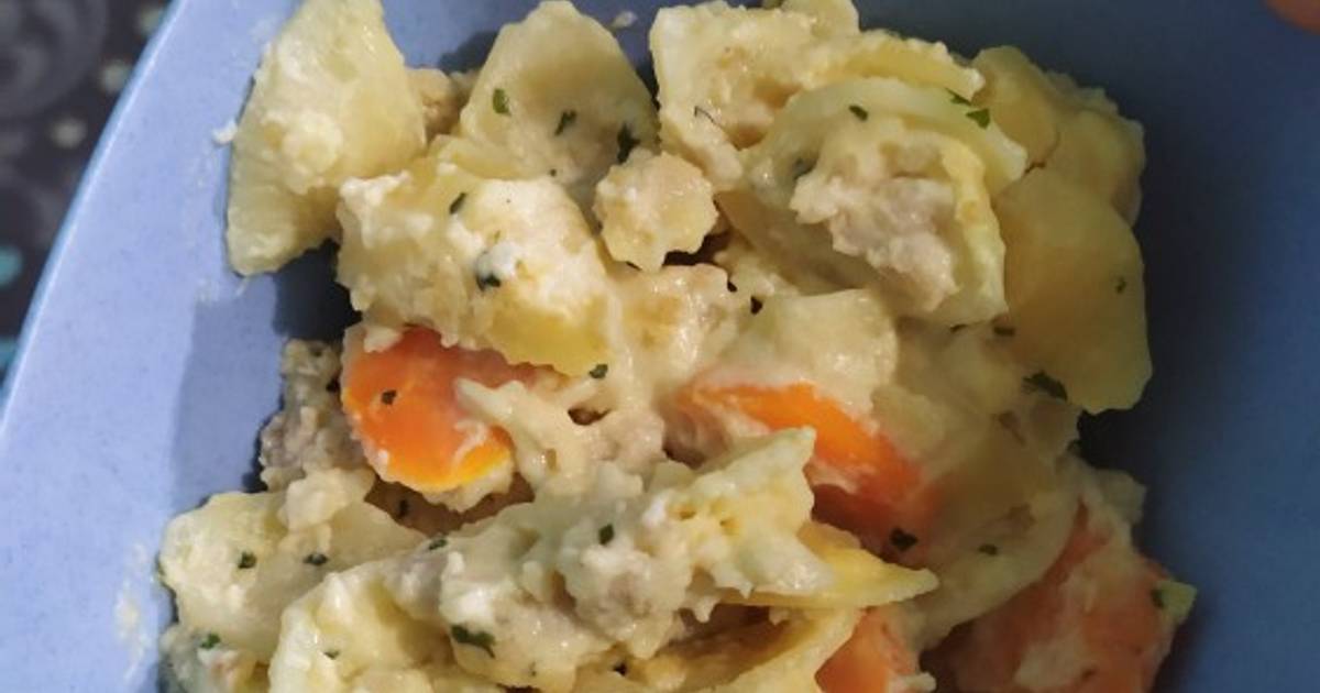 Resep Macaroni & Cheese (MPASI RF 1+) oleh Andi Ainur Akbar - Cookpad