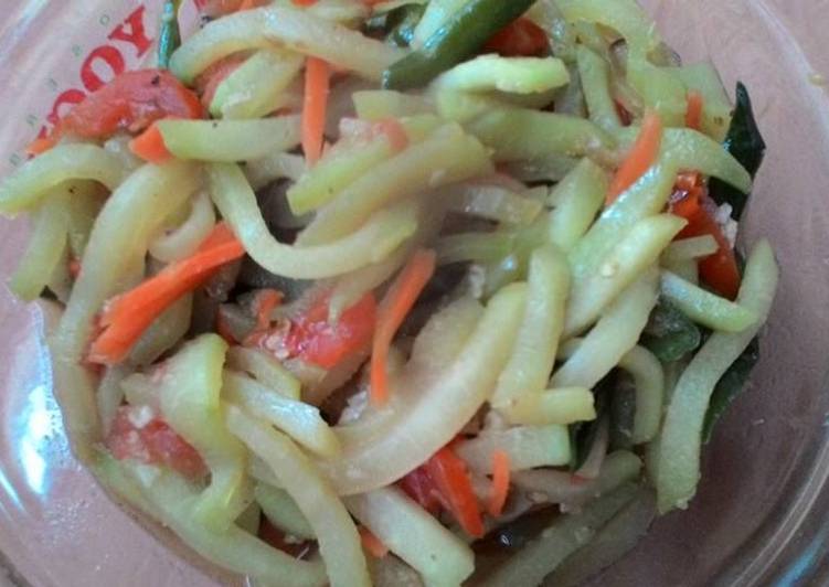 Resep Tumis Labu Siam Spesial Terasi oleh Sufi Ani Rufaida - Cookpad