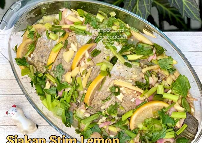 Resipi Siakap Stim Lemon (SSLSL) oleh Sesimple Loralin - Cookpad