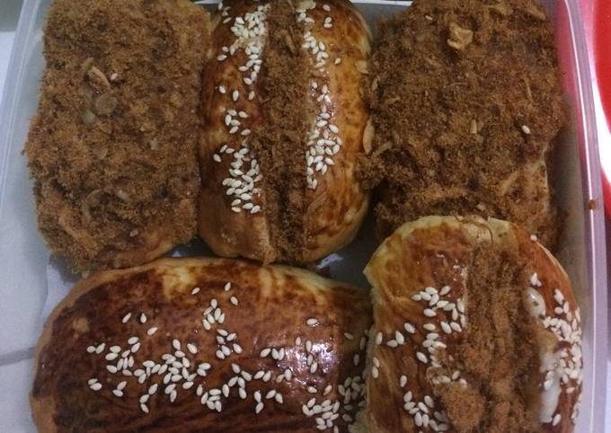 Resep Beef floss bun/ roti abon oleh intan_apip - Cookpad