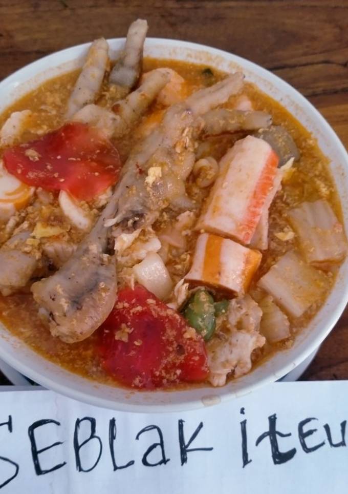 Resep Seblak ceker dampling dan crab stik oleh Rifa Laitsa - Cookpad