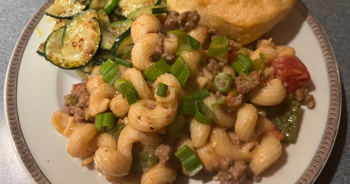 Southwest Beef Cavatappi Recipe By Nichole