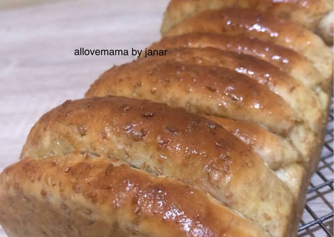 Resep Roti Gandum oleh allovemama by janar - Cookpad