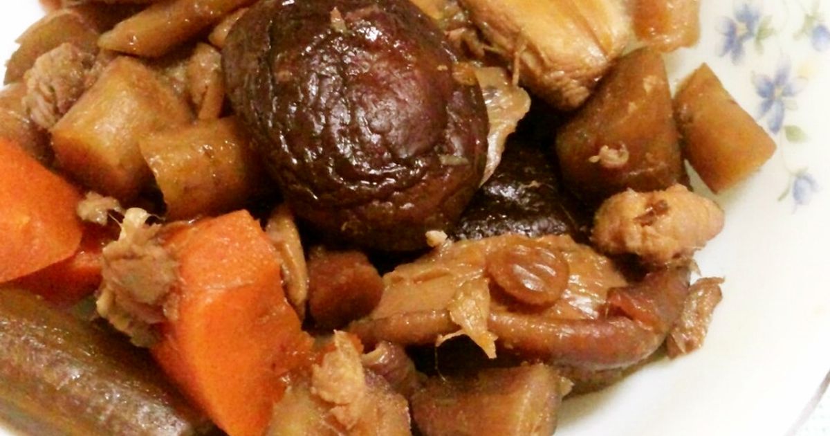 Our Family's Chikuzen Ni (Simmered Chicken And Vegetables) Recipe By ﾁｲ ...