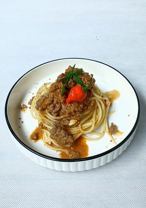 Resep Spaghetti Rendang oleh Manda Evie - Cookpad