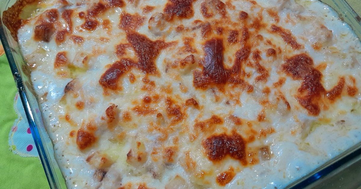 Paloco Com Ovo Natas E Bechamel🥚 Receita por Carina Dias - Cookpad