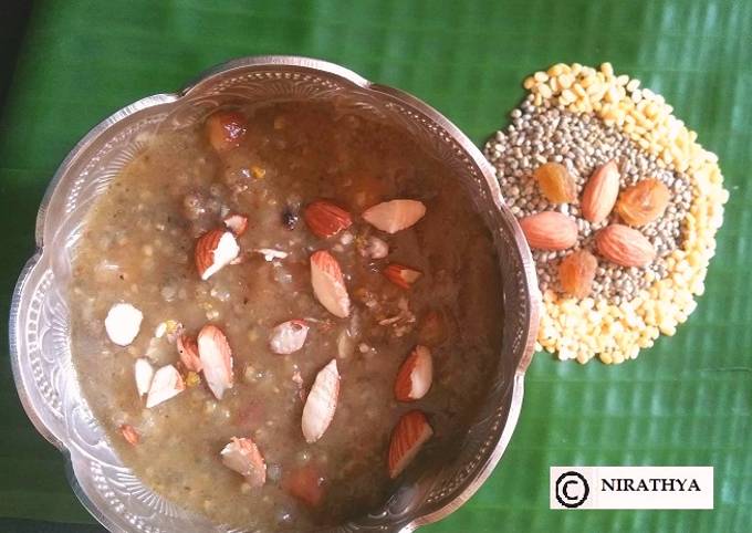 Milk Less – Pearl Millet- Green gram Payasam Recipe by Abhi - Cookpad