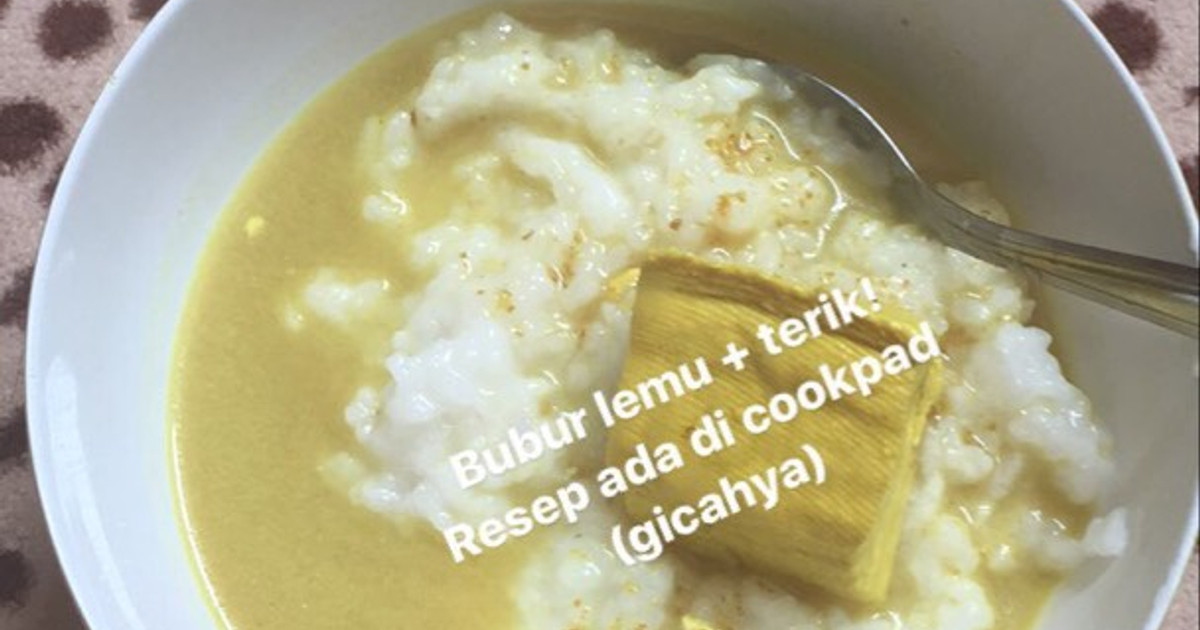 Resep Bubur Lemu+Terik oleh gieti cahya - Cookpad