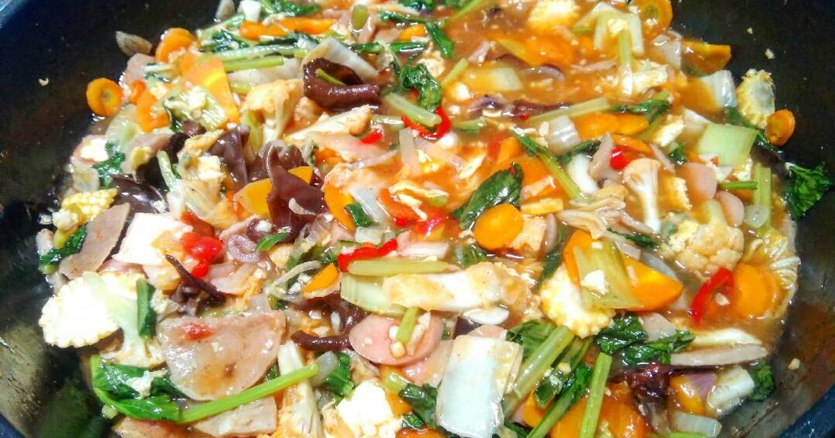 Resep Capjay simple enak oleh Yulinar Galuh Permata Sari - Cookpad