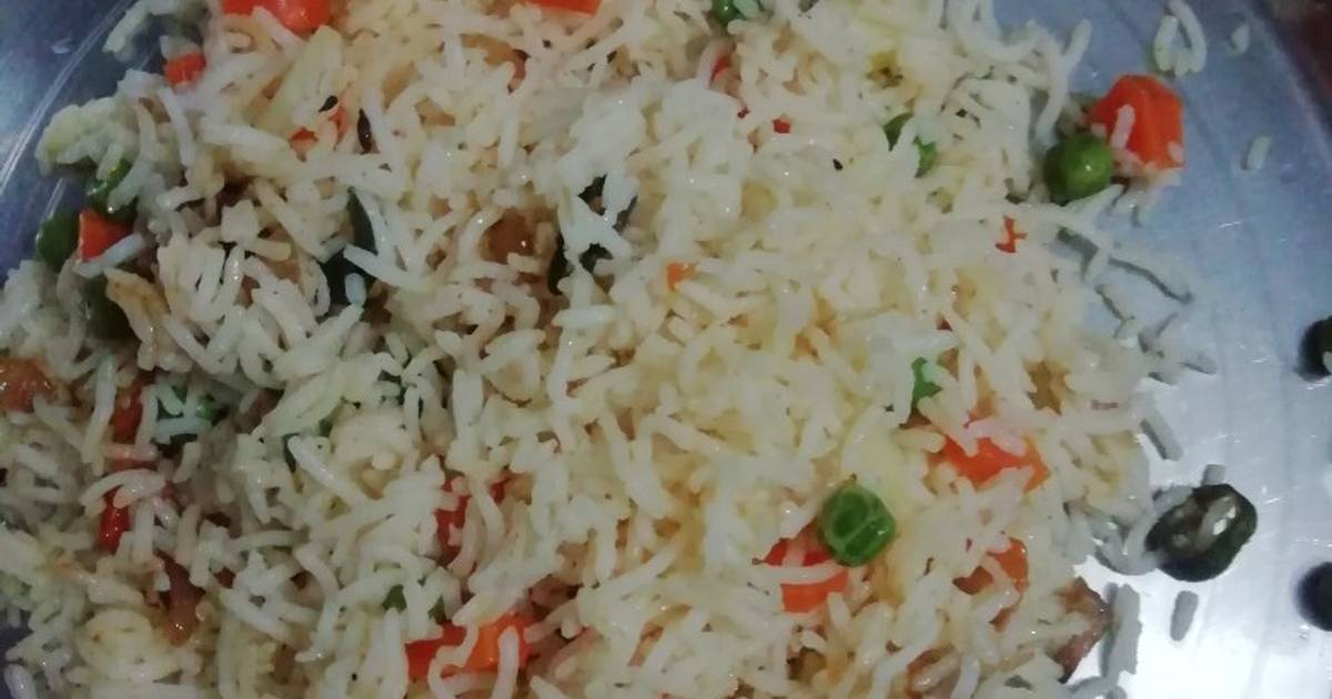 Red pepper fried rice Recipe by Saru Kamboj - Cookpad