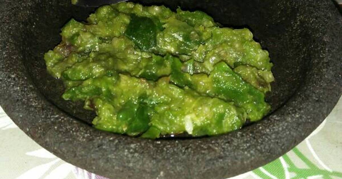 Resep Sambal Lombok Ijo (Cabai Hijau) oleh alfiana maulida - Cookpad