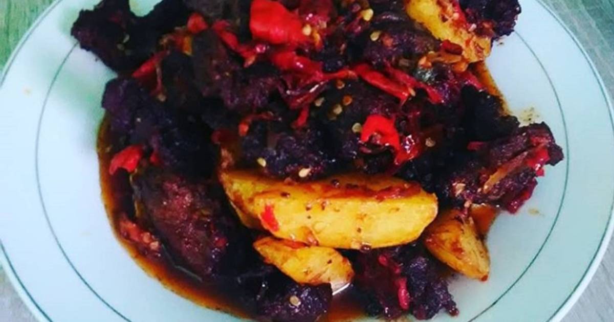 Resep Dendeng kentang balado khas Sumatera Barat oleh Lisa Dwi Andari ...