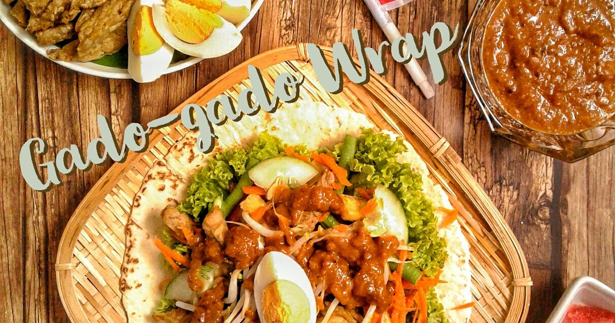 Resipi Gado Gado Wrap #Chef Zam oleh HASMAH KARIM - Cookpad
