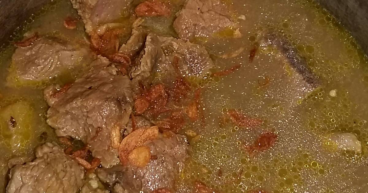 41 resep sup selada daging enak dan mudah - Cookpad