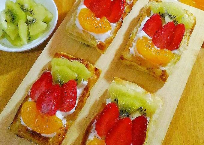 Resep Fruit Puff Pastry oleh Adelia Sharfina - Cookpad