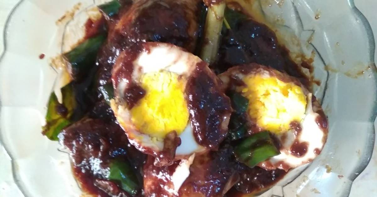 Resep Endhog Petis Surabaya / Petis Lading / Telur Petis oleh Ratih ...