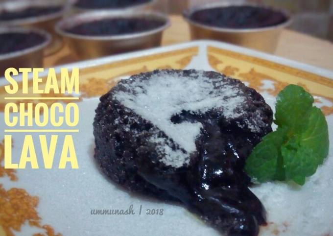 Resep Steam Choco Lava oleh Zahara Hijraini Rahmi - Cookpad