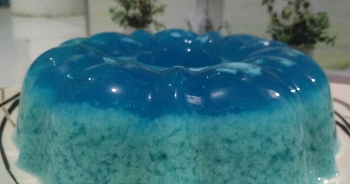 Resep Blue ocean puding 😘 oleh septiana trisnarti - Cookpad