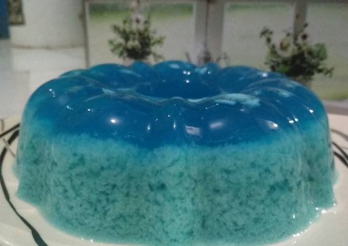 Resep Blue ocean puding 😘 oleh septiana trisnarti - Cookpad