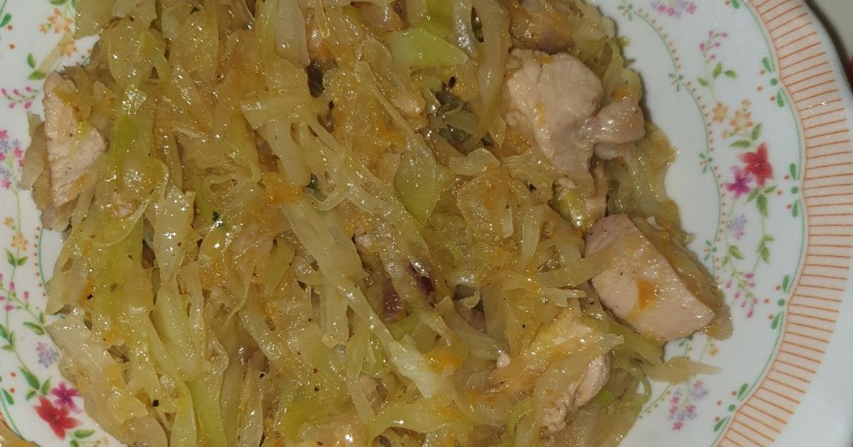 Chicken Cabbage Stew#4weeks Challenge Recipe by Fatimah Abdullahi - Cookpad