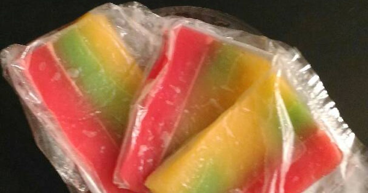 Resep Es Agar2 Rainbow Ala Mama Cece oleh ganeshalestari - Cookpad